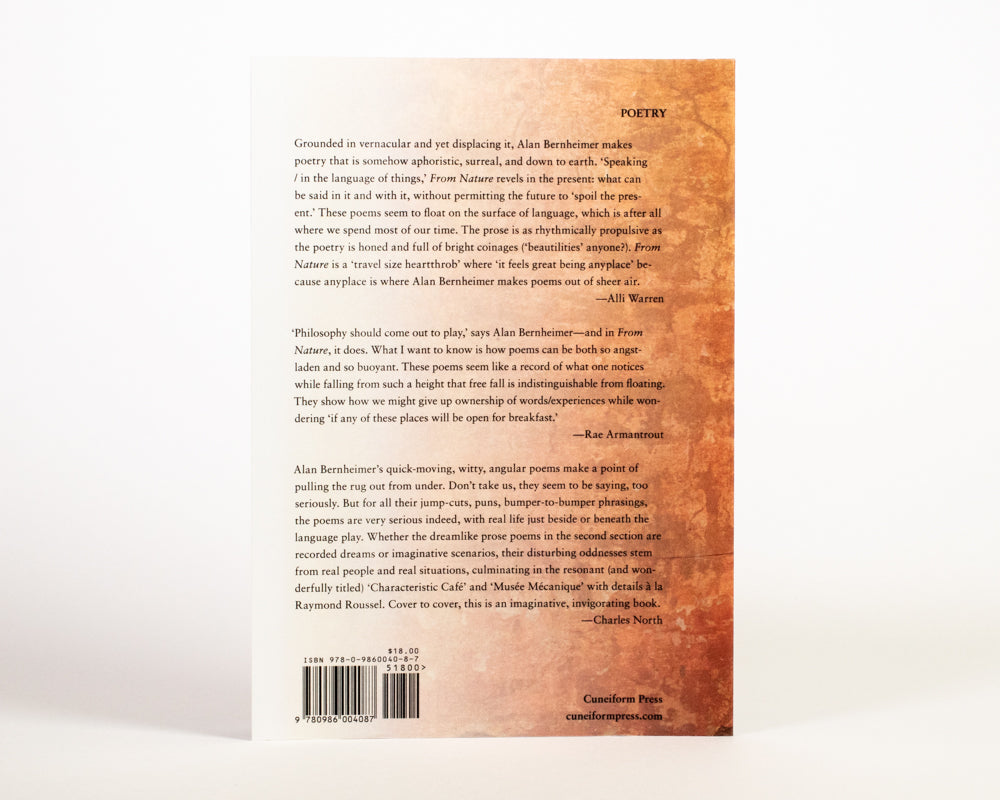 Alan Bernheimer : From Nature – Cuneiform Press